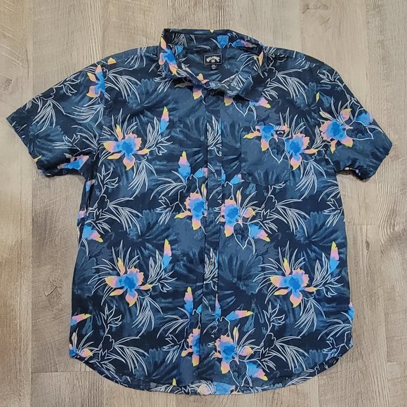 Billabong | Shirts | Mens Tropical Button Up | Poshmark